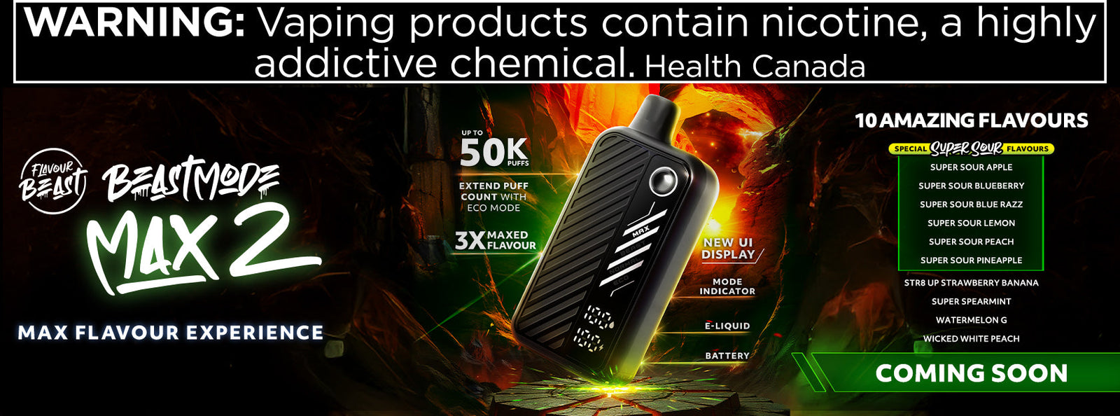 FLAVOUR BEAST 50K - MAX 2 - [ON]