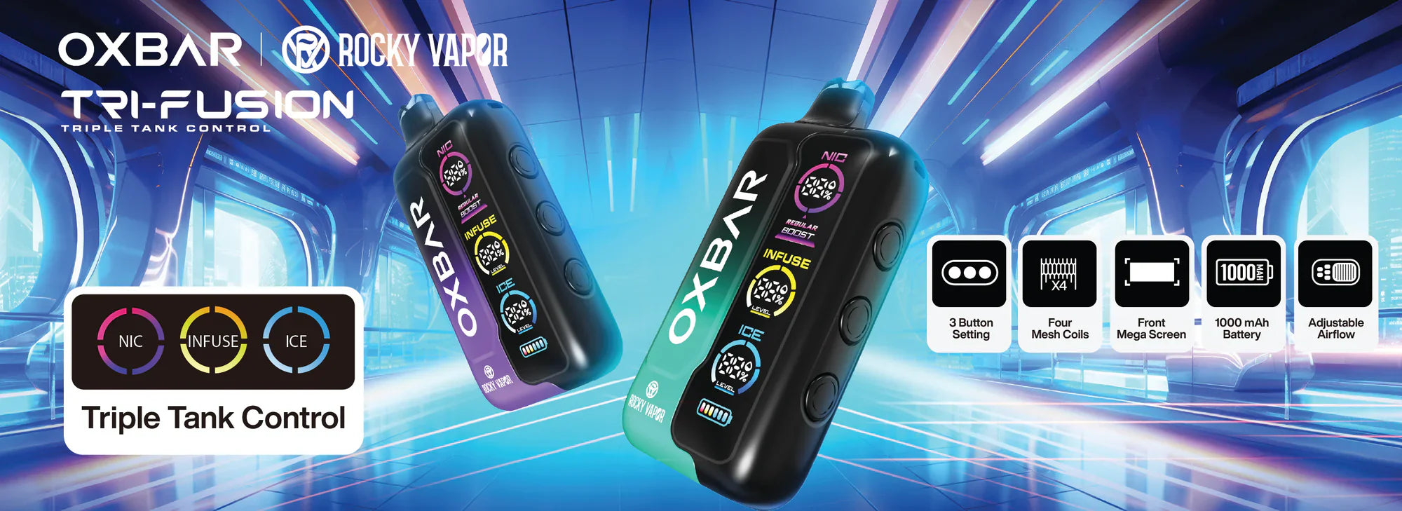 OXBAR TRI-FUSION [ON] 🔥