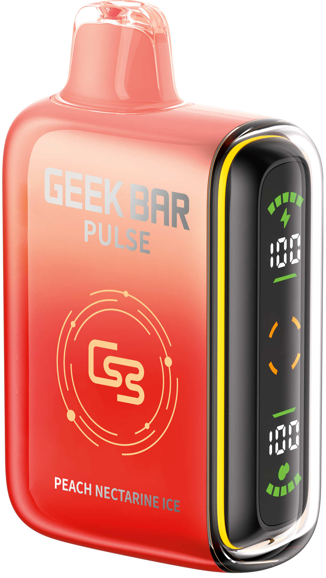 PEACH NECTARINE ICE - GEEK BAR PULSE - 9K - 4PK - [ON]